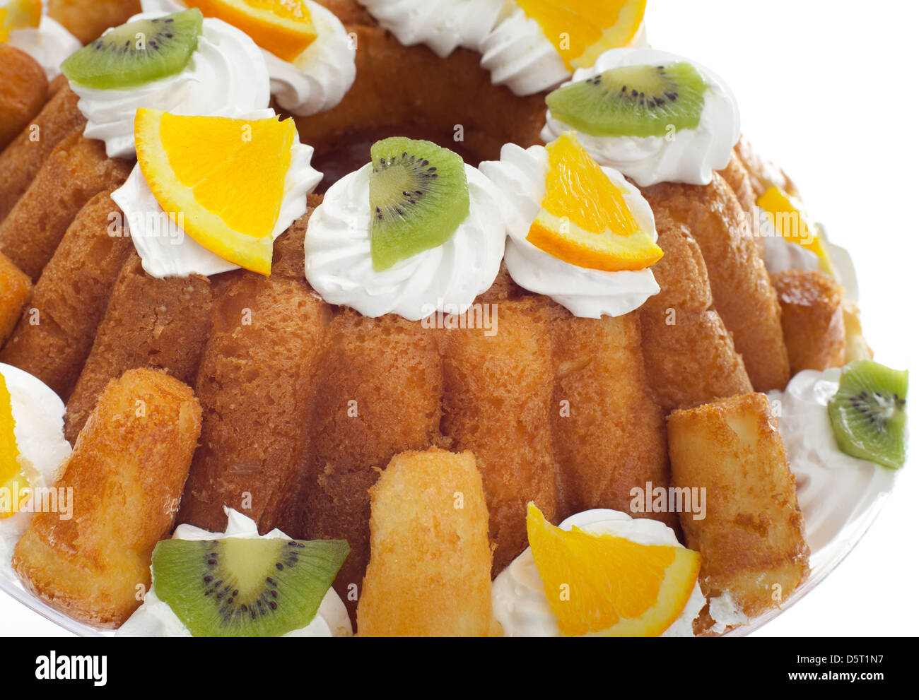 Traditional italian dessert Babà Stock Photo - Alamy