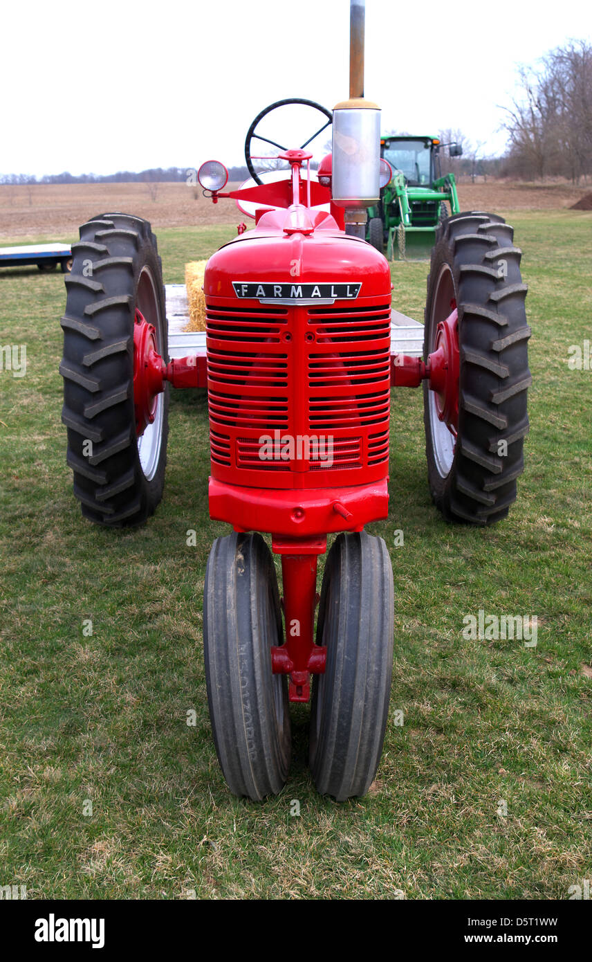A restored International Harvester McCormick Deering Farmall Tractor ...