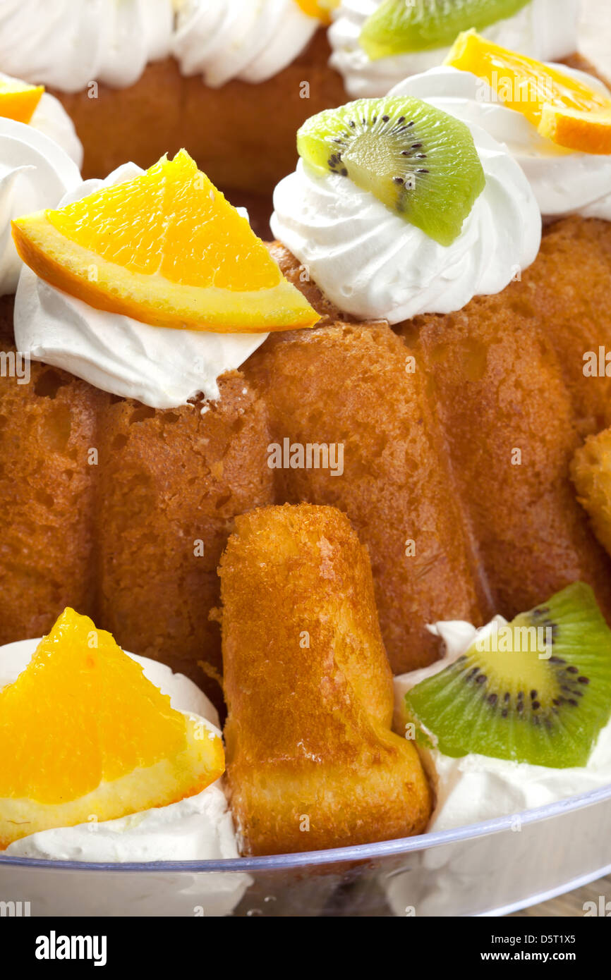 Traditional italian dessert Babà Stock Photo - Alamy