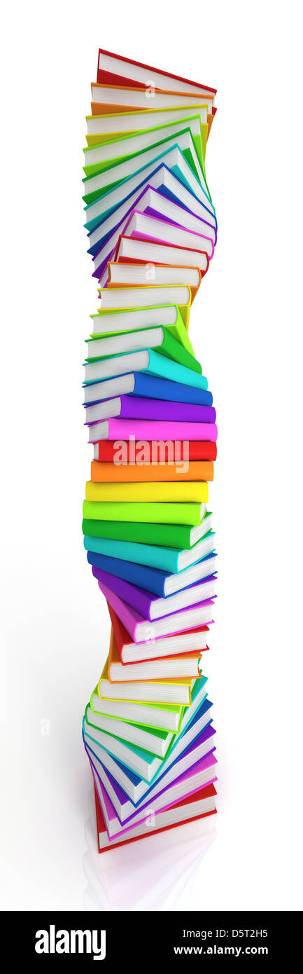 Stack school books spiral hi-res stock photography and images - Alamy