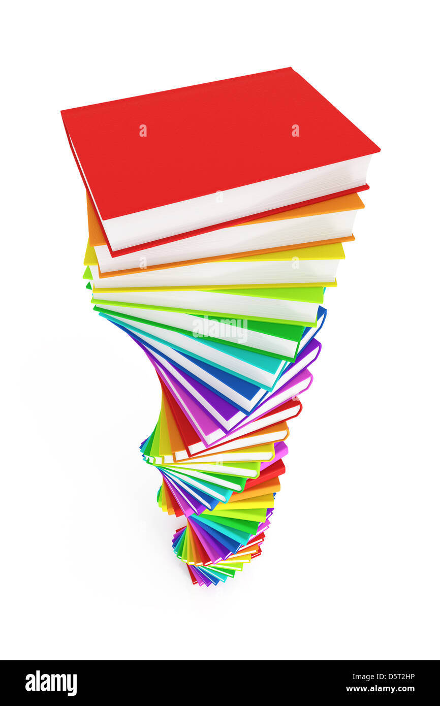 Tower of books Stock Photo - Alamy