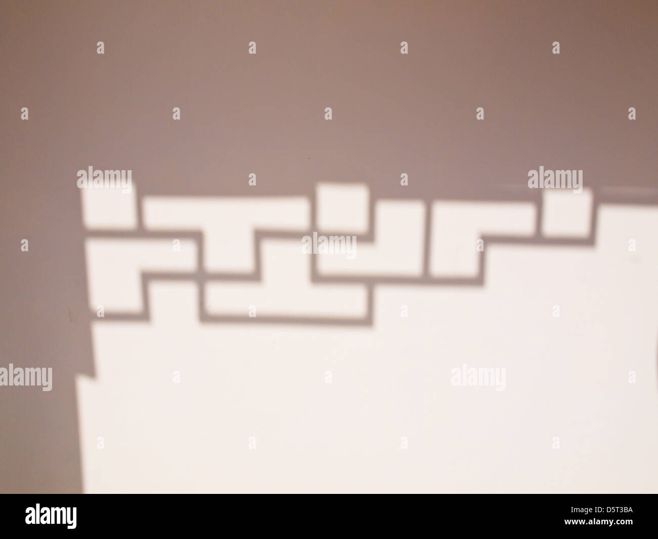 Shadow of Chiness decoration on wall from Sirindhon Chinese cultural ...