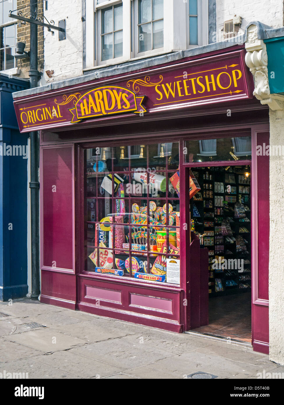 LONDON, UK - APRIL 07, 2013: Traditional Sweet Shop in Greenwich Stock ...