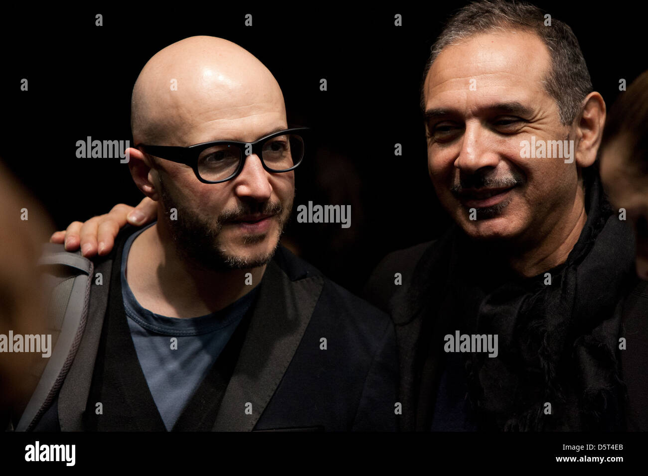 Saturni Celani, Carlo Capasa Milan Fashion Week Autumn/Winter 2012 ...