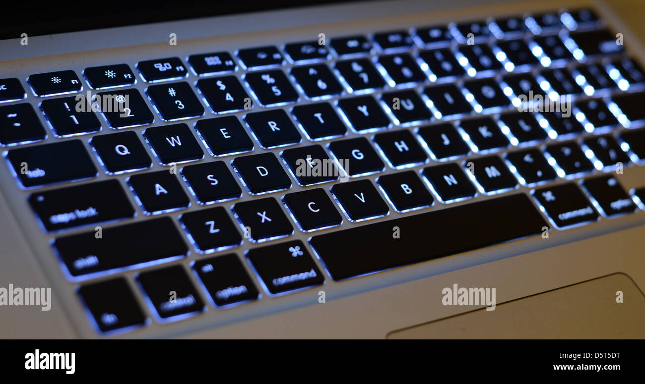 Backlight keyboard hi-res stock photography and images - Alamy