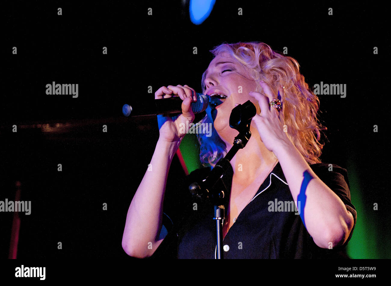 Maria Biermann performing live at Cafe Keese. Hamburg, Germany - 24.03. ...