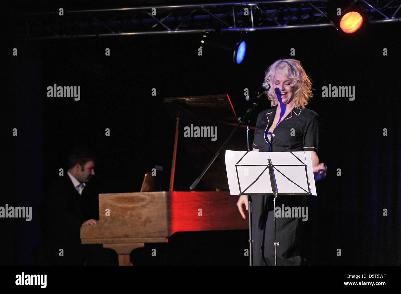 Maria Biermann performing live at Cafe Keese. Hamburg, Germany - 24.03. ...