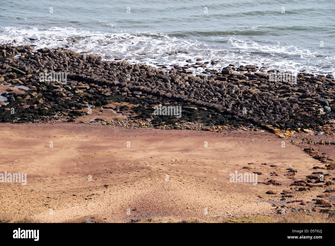 Old stone structure Saltwick Bay near Whitby Stock Photo - Alamy