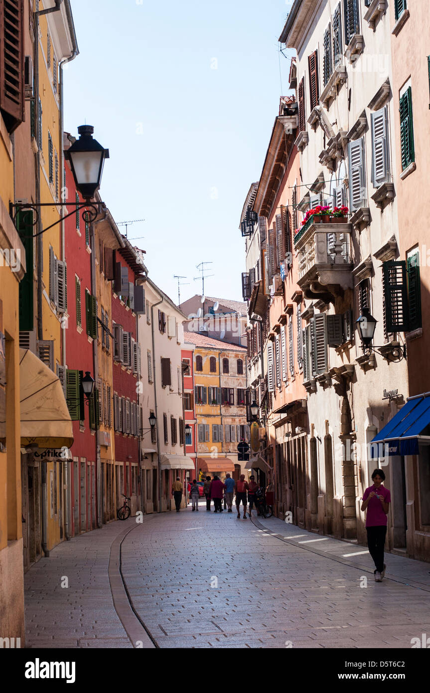 Street of Rovinj Stock Photo - Alamy