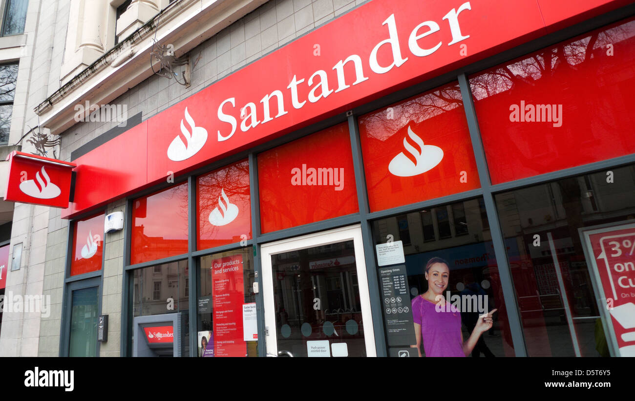 Santander building society hi-res stock photography and images - Alamy