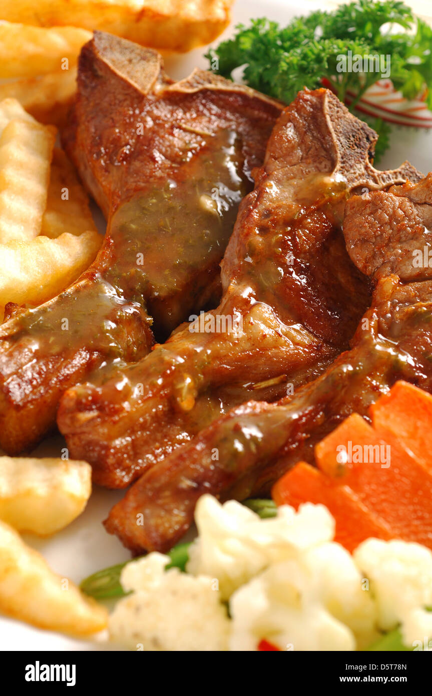 Healthy Food Western Food Halal Food Stock Photo - Alamy