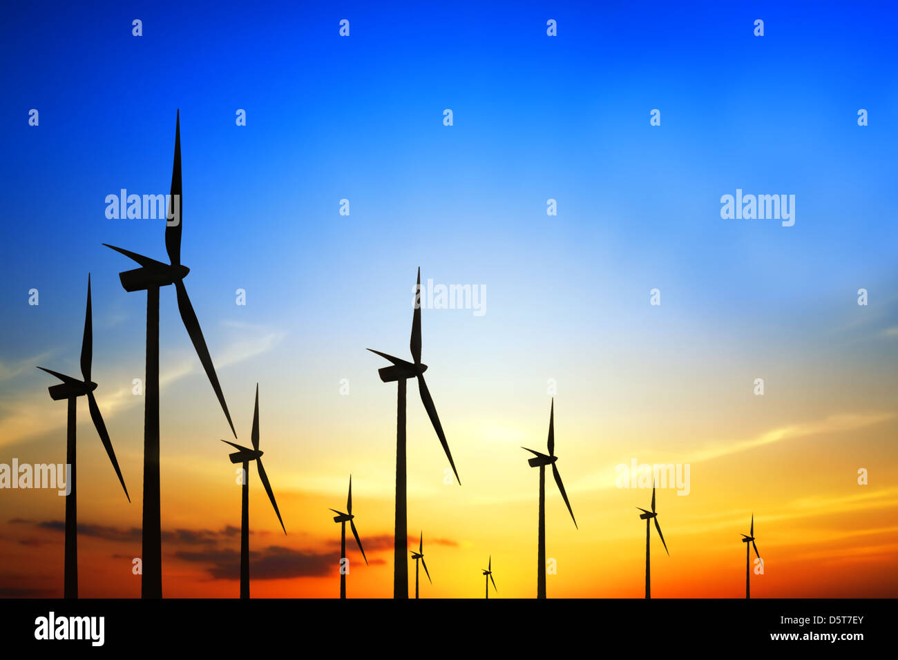 Power at sunset Stock Photo - Alamy