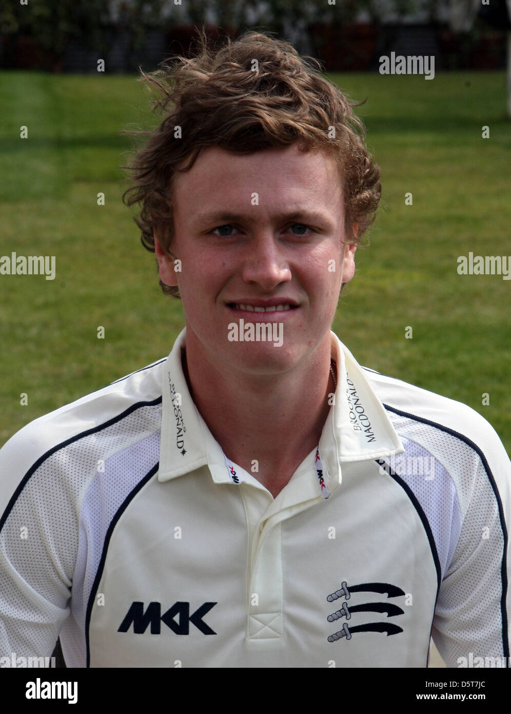 08.04.2013 London, England. Nick Gubbins of Middlesex County Cricket in ...