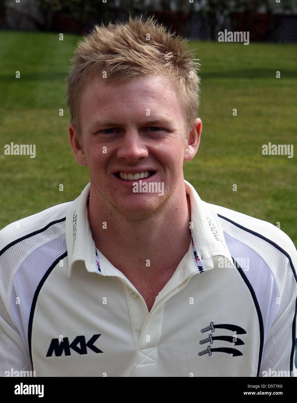 08.04.2013 London, England. Sam Robson of Middlesex County Cricket in ...