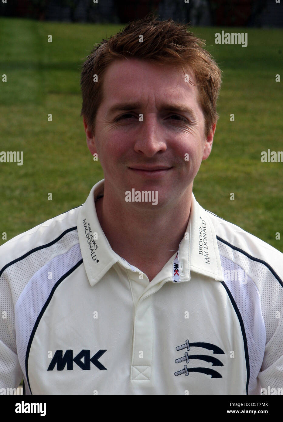 08.04.2013 London, England. Tom Smith of Middlesex County Cricket in LV ...