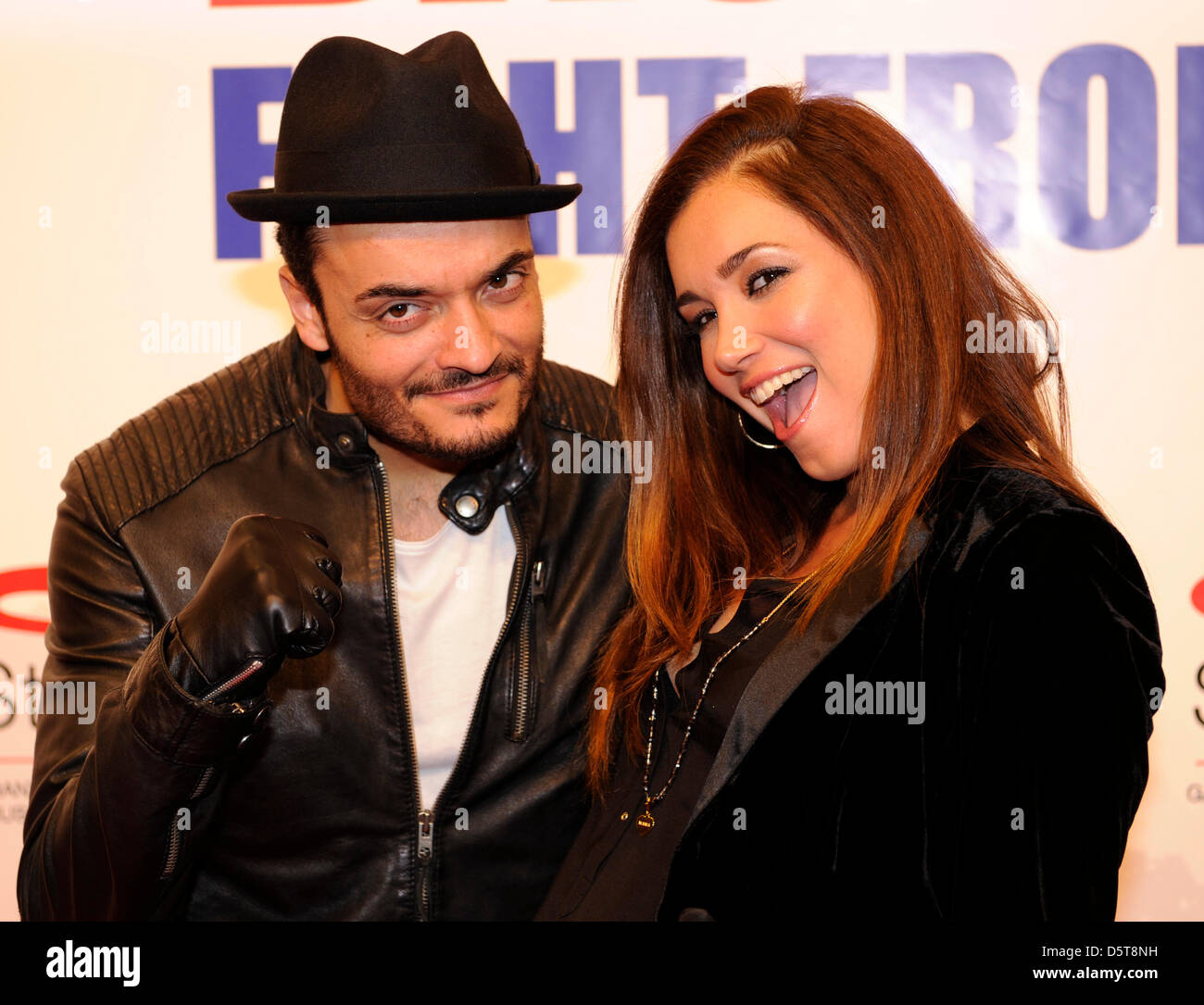 Singer Giovanni Zarella and his wife Jana Ina Zarella arrive for the ...