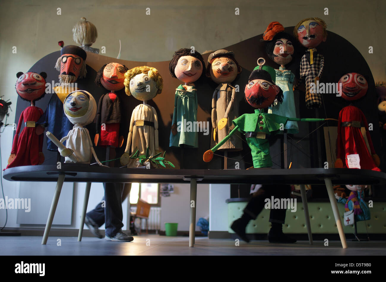Puppets are on display at Villa P. in Magdeburg, Germany, 13 November ...