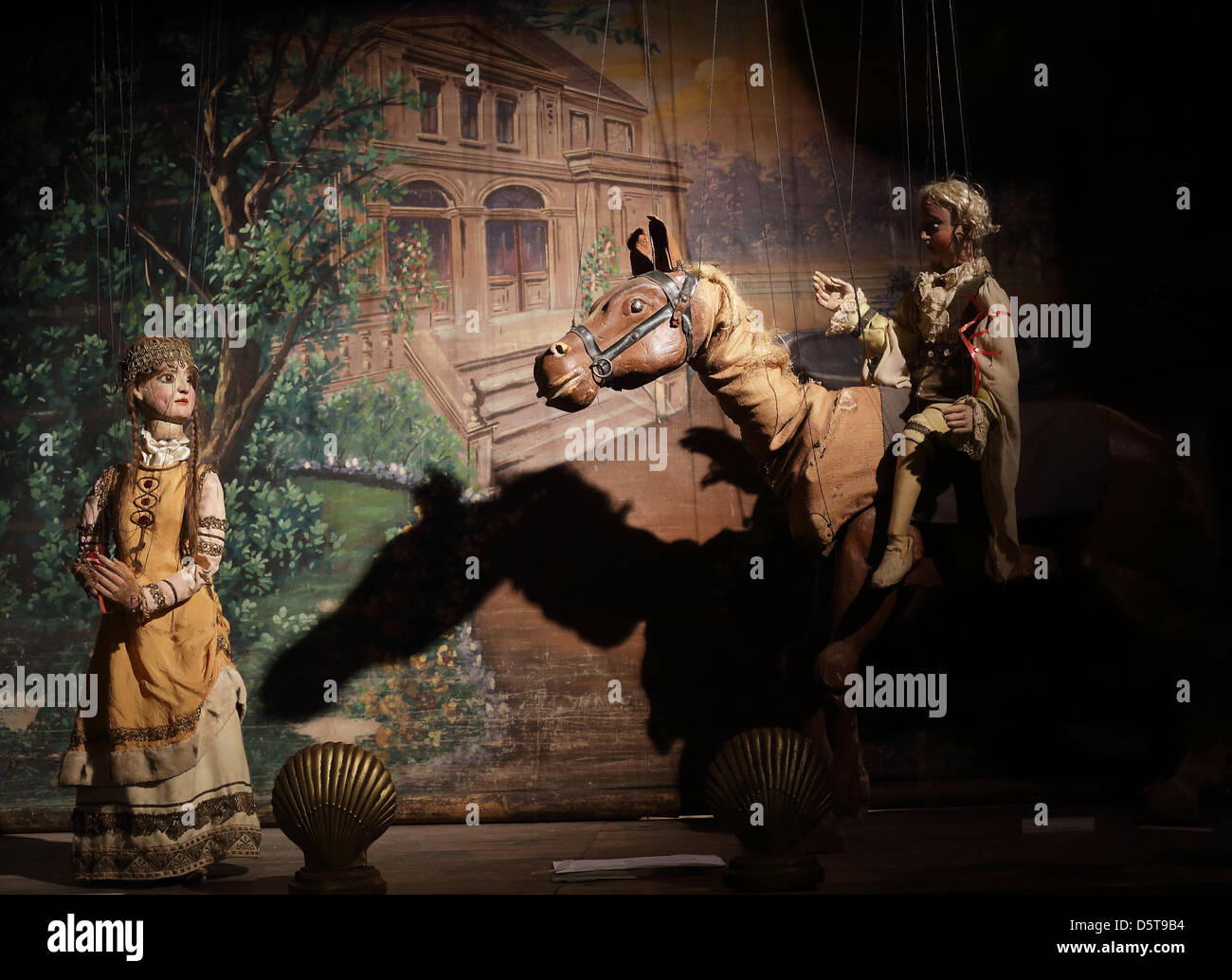 Puppets are on display at Villa P. in Magdeburg, Germany, 13 November ...