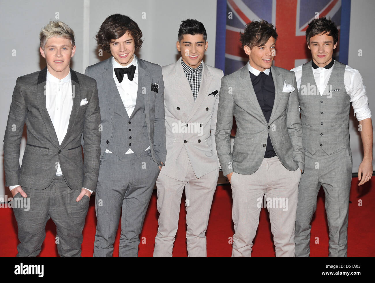One Direction The BRIT Awards 2012 at the O2 Arena - Arrivals London ...