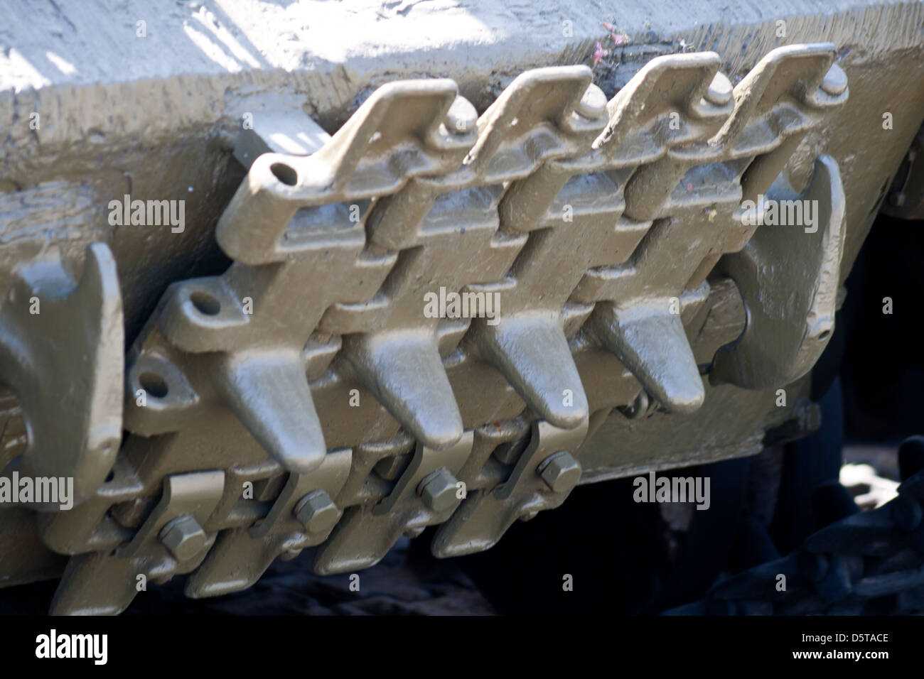 parts of the Soviet military machine stood in the open air Stock Photo ...