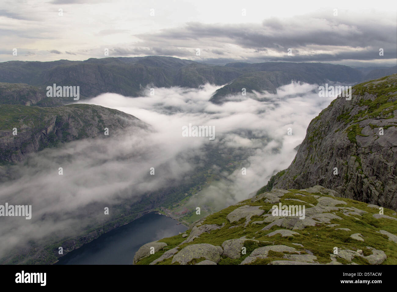 Village Lysebotn near Kjerag Stock Photo - Alamy