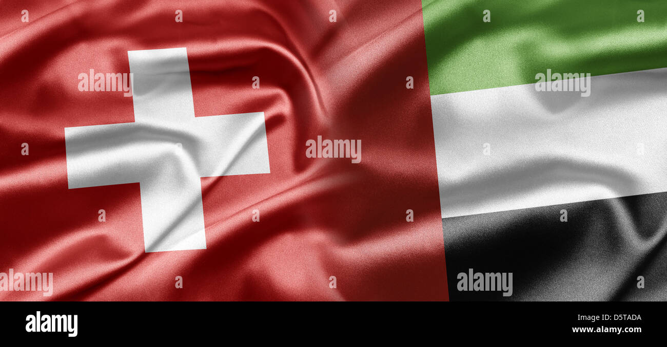 Switzerland united arab emirates flag hi-res stock photography and ...
