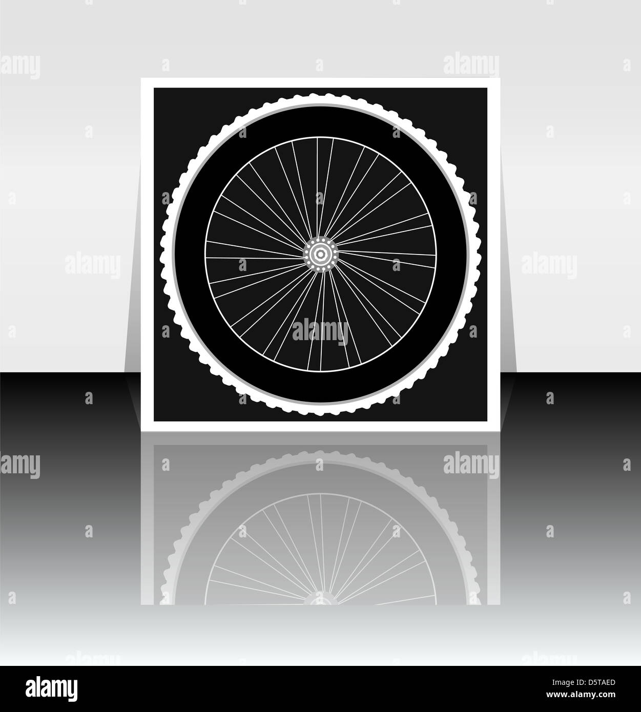 Bicycle wheel icon symbol Stock Photo - Alamy