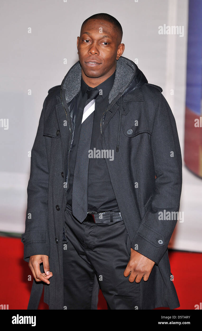 Dizzee Rascal The BRIT Awards 2012 at the O2 Arena - Arrivals London ...