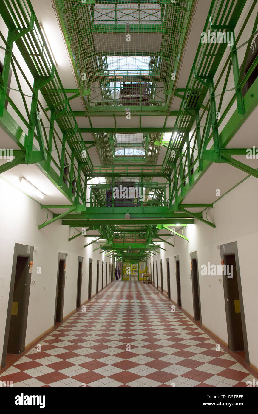 A hall with cells is pictured at the prison in Straubing, Germany, 19 ...