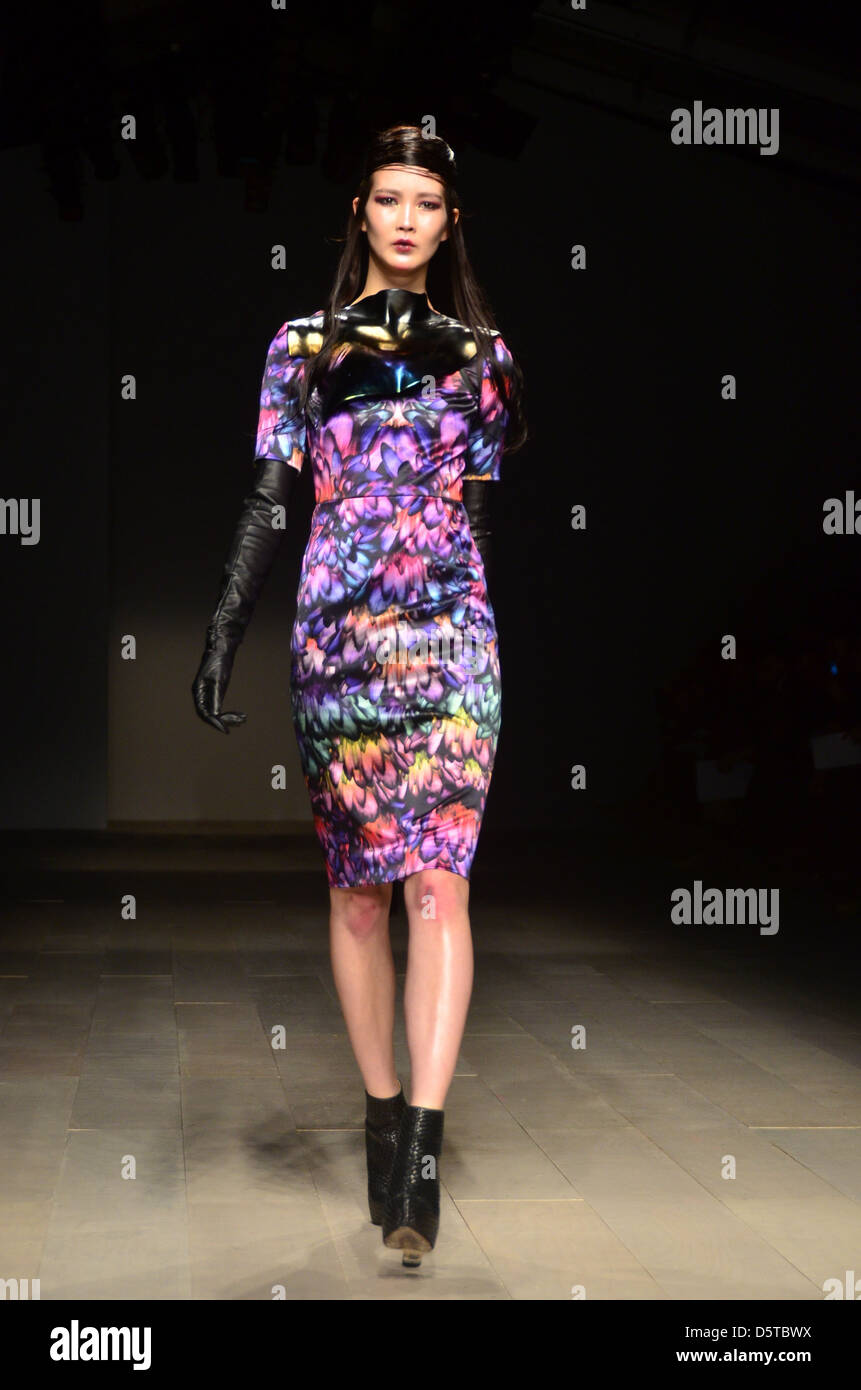 Model London Fashion Week Autumn/Winter 2012 - Aminaka Wilmont - Inside ...