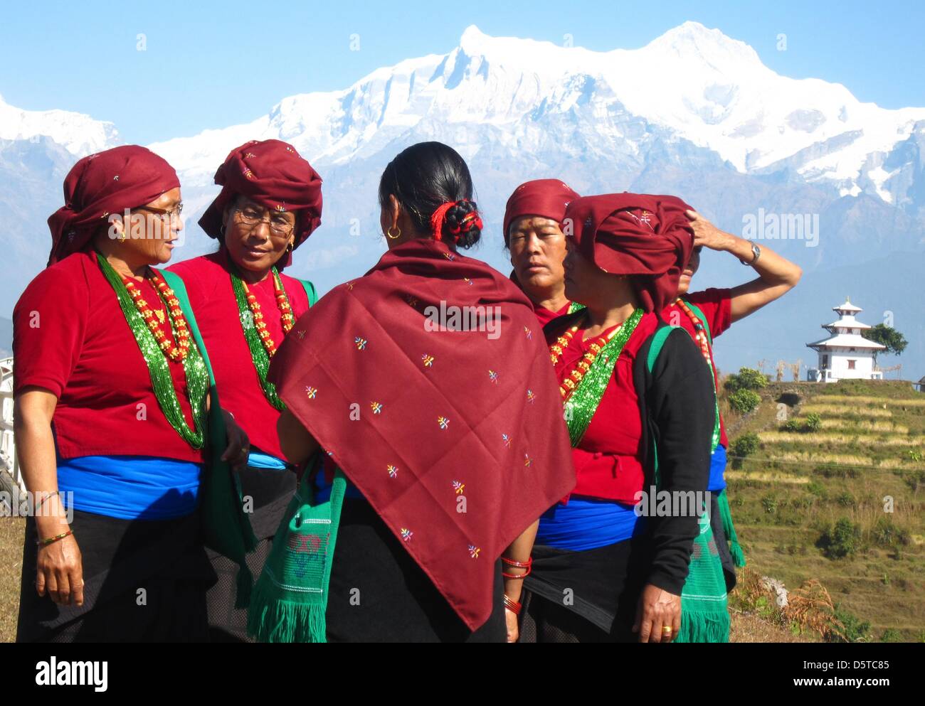 Magar women are pictured during a commemorative event to Gurkha ...