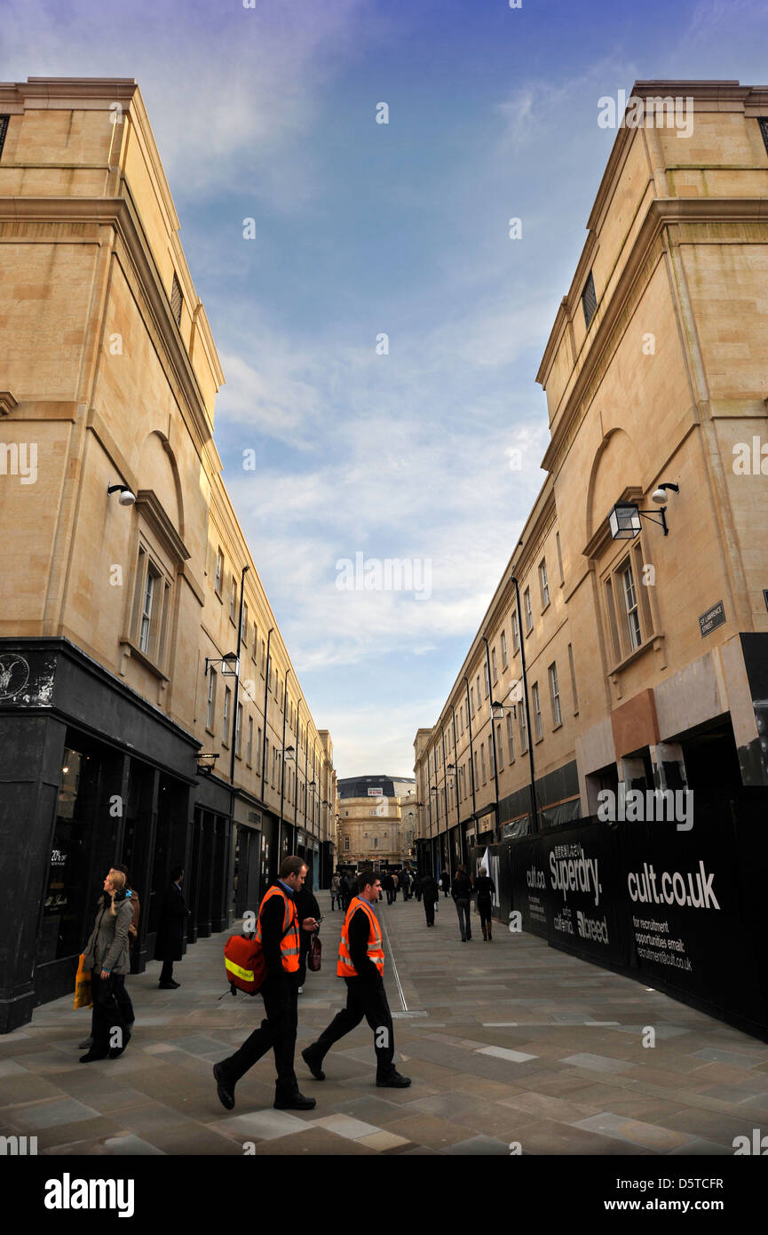 General view of The Southgate shopping centre in Bath Somerset UK Stock ...