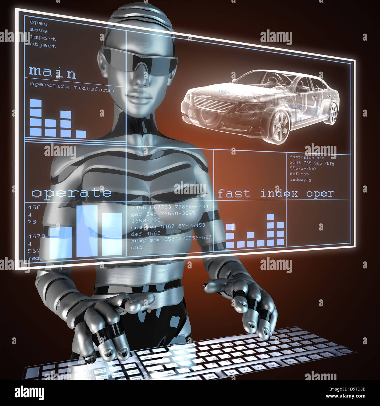 transparent car concept Stock Photo - Alamy