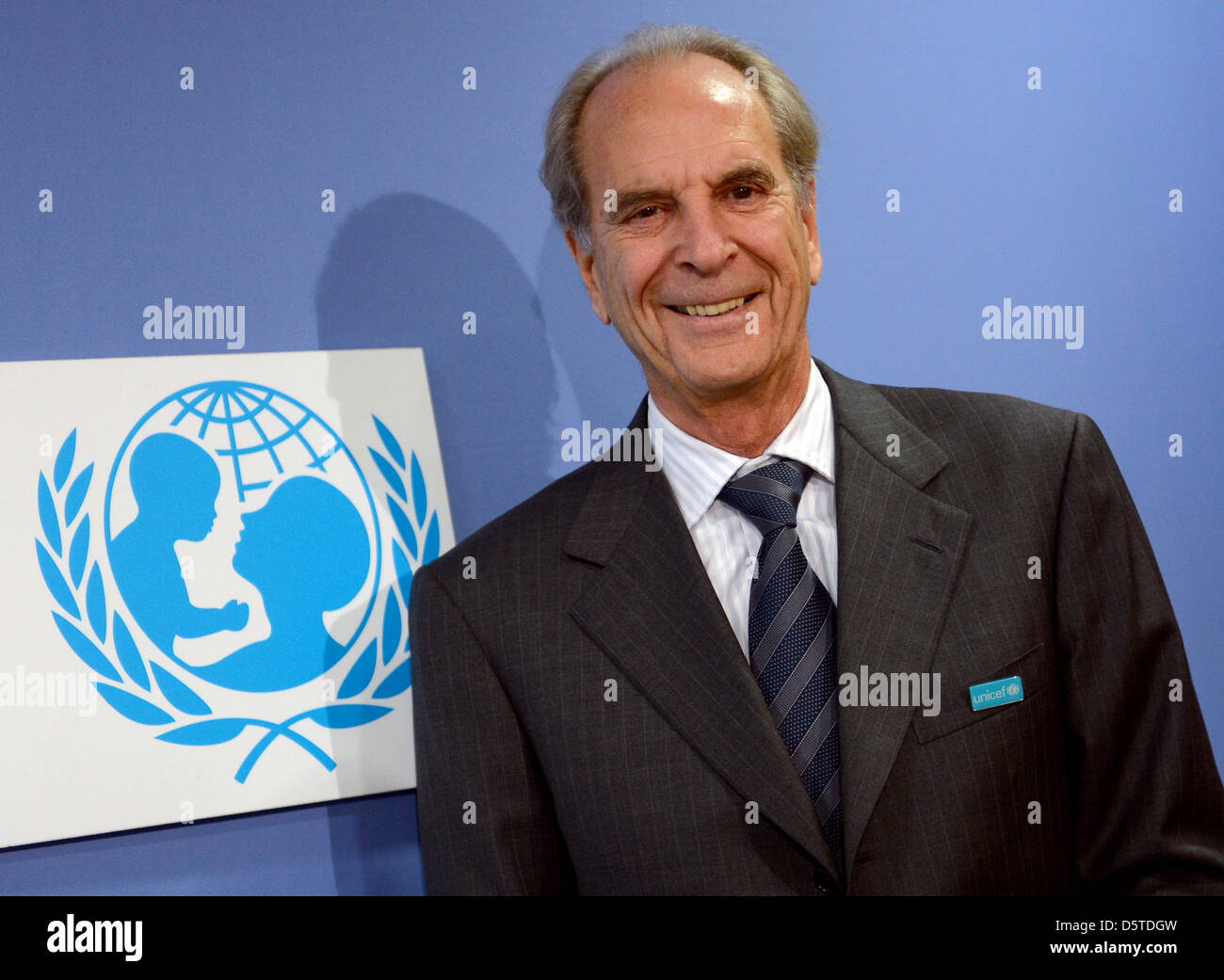 Chairman of Unicef in Germany, Juergen Heraeus, attends a press ...
