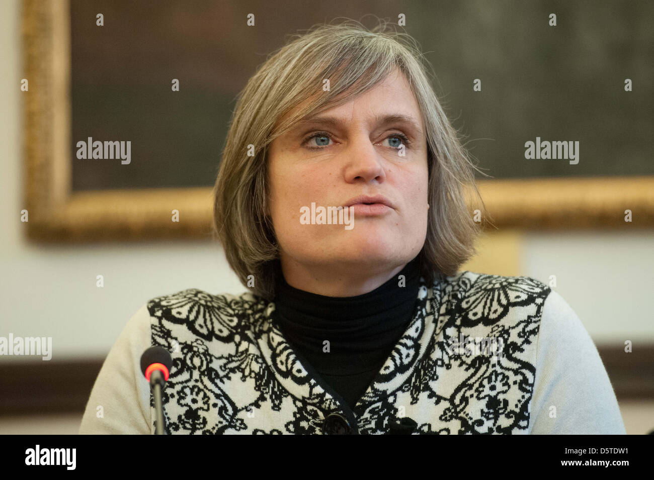 Julia von Weiler, chairwoman of 'Innocence in Danger', attends a press ...