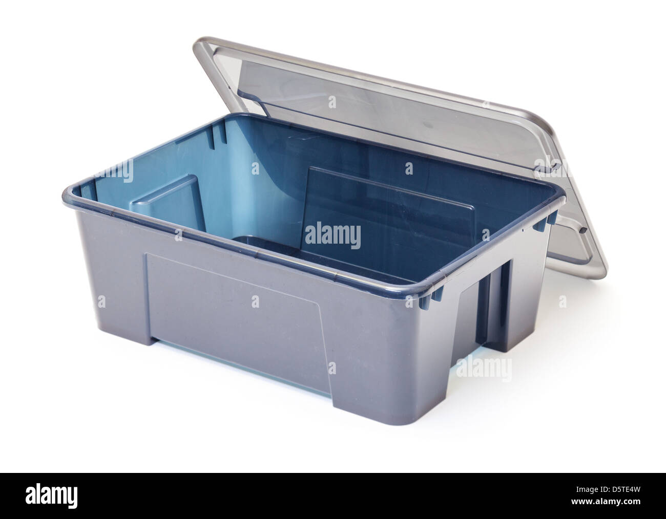 Empty Plastic Container with Lid Stock Photo - Alamy