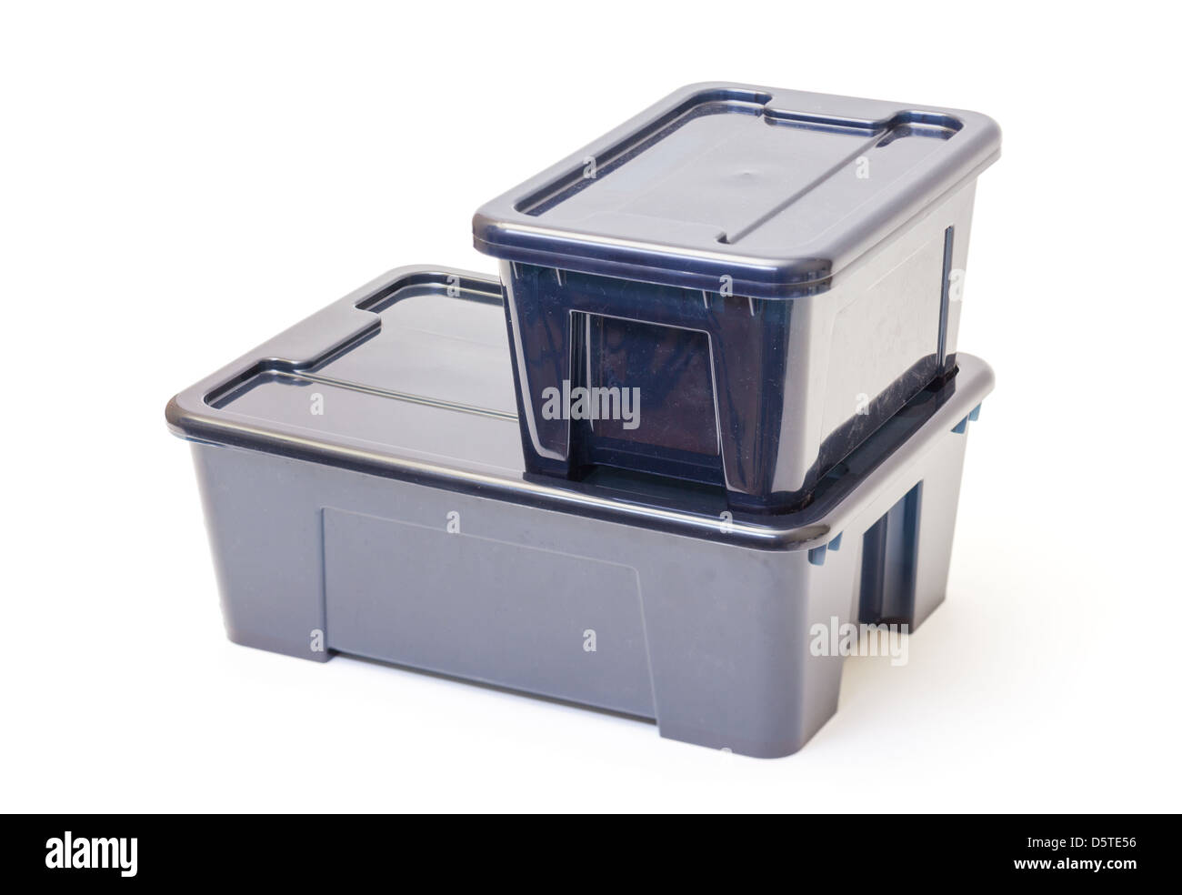 Black lid containers Cut Out Stock Images & Pictures - Alamy