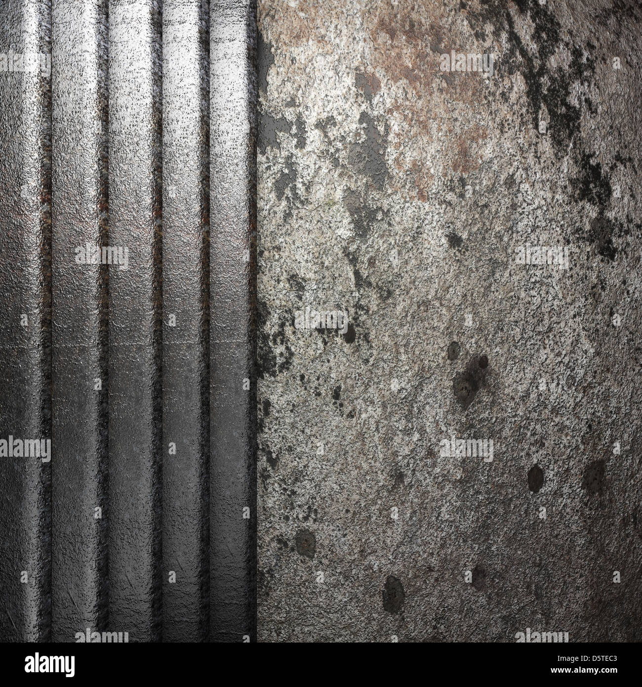 metal on wall Stock Photo - Alamy