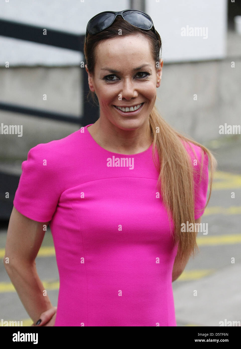 Tara Palmer-Tomkinson at the ITV studios London, England Stock Photo ...