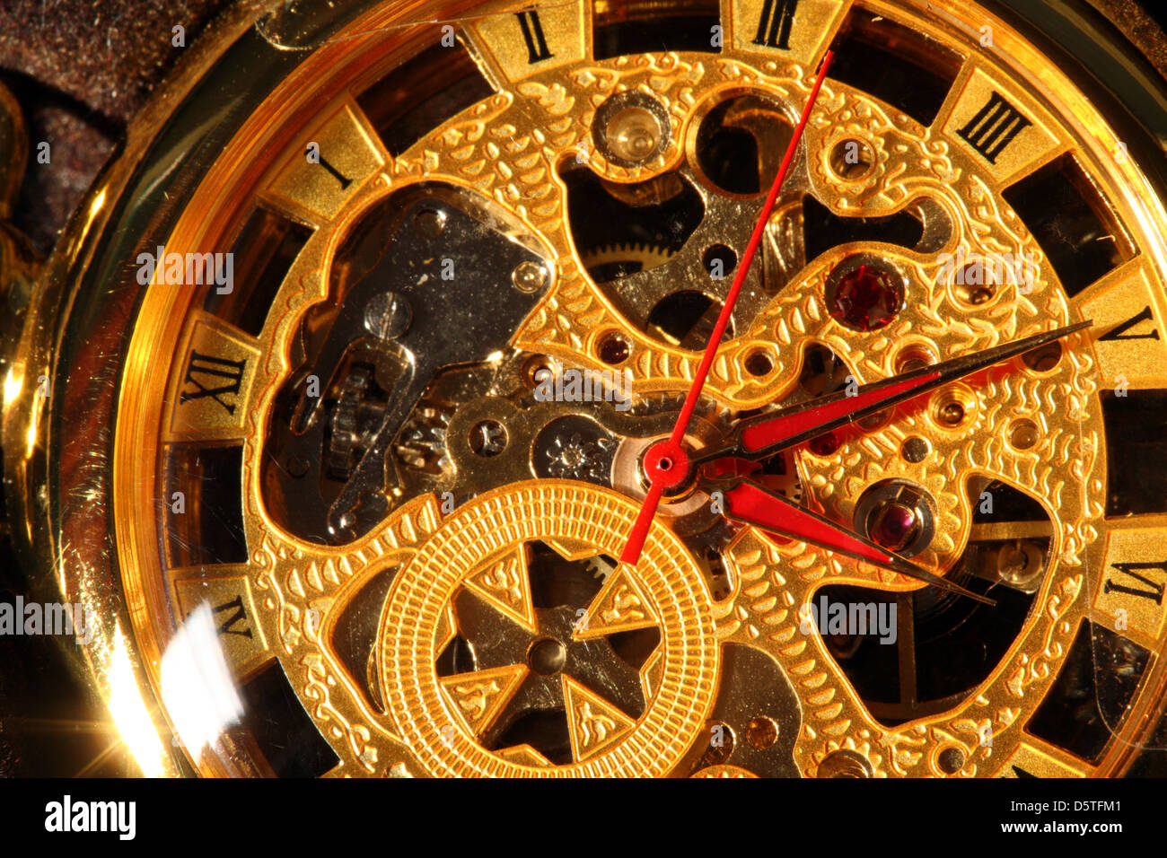 Antique pocket watch for background Stock Photo - Alamy