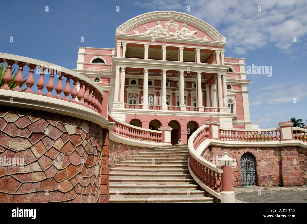 Brazil, Amazon, Manaus. Historic Manaus Opera House (aka Teatro ...