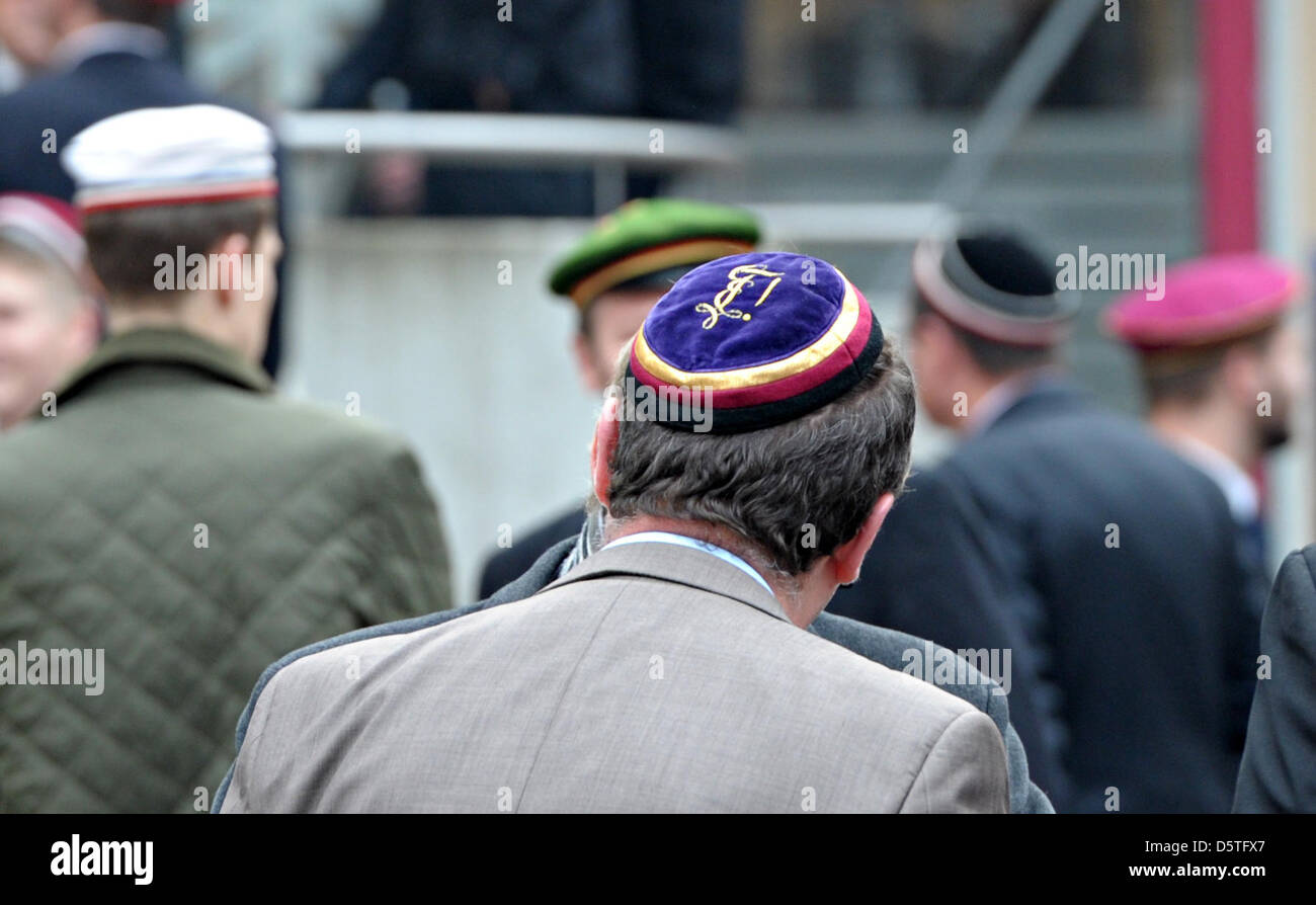 Fraternity members meet at the German Fraternity Day in Stuttgart ...