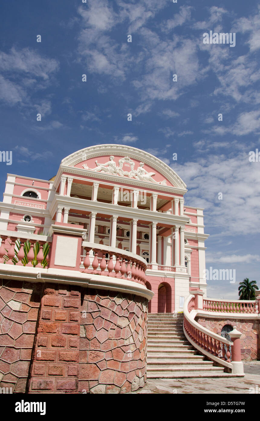 Brazil, Amazon, Manaus. Historic Manaus Opera House (aka Teatro ...