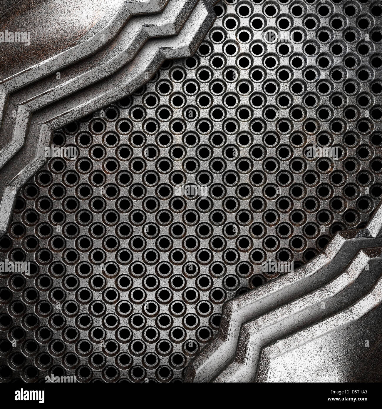 metal on wall Stock Photo - Alamy