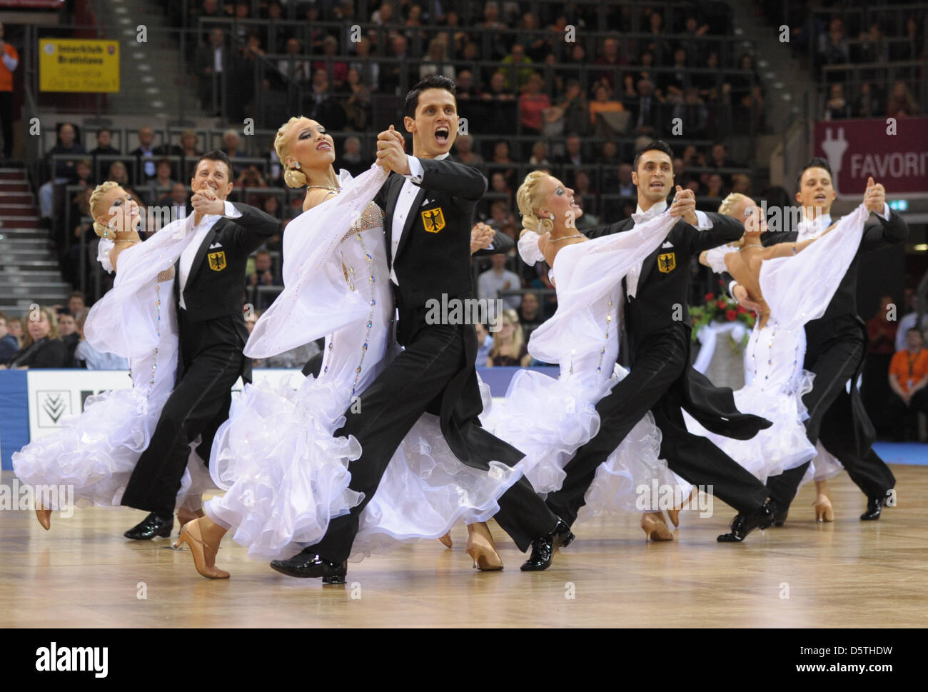 The 1.TC Ludwigsburg team from Germany performs at Formation dancing ...