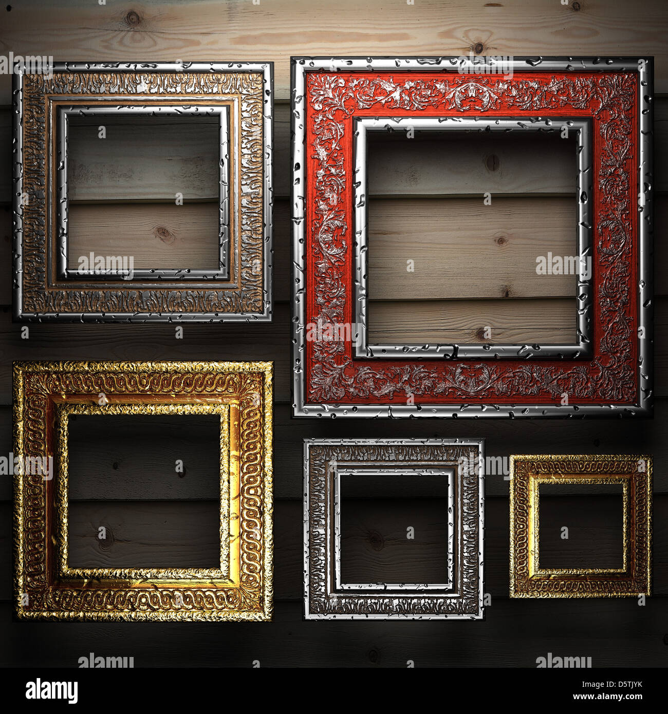 Antique ornament frame Stock Photo - Alamy