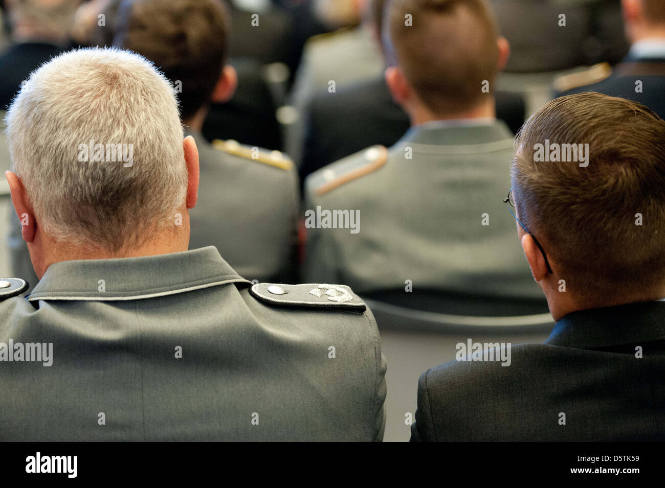 Servicemembers attend the Berlin Security Conference in Berlin, Germany ...