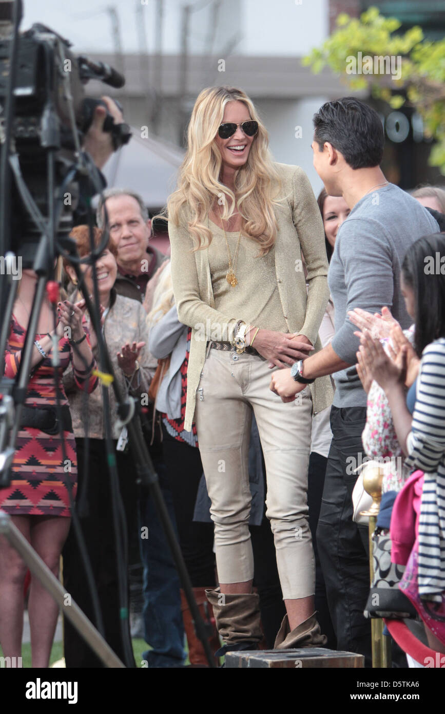 Elle Macpherson at The Grove to appear on the Entertainment News ...