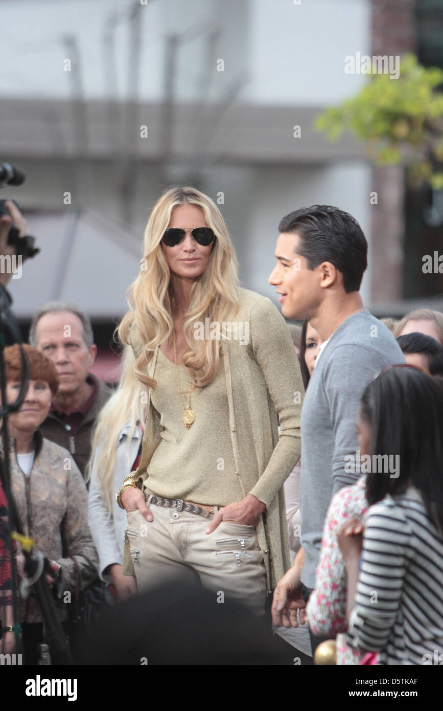 Elle Macpherson at The Grove to appear on the Entertainment News ...