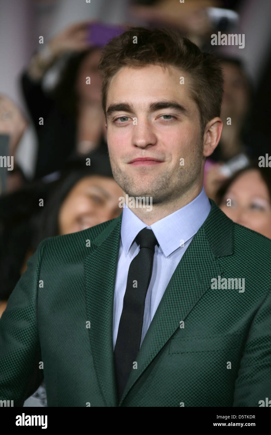 Actor Robert Pattinson arrives at the world premiere of "The Twilight ...
